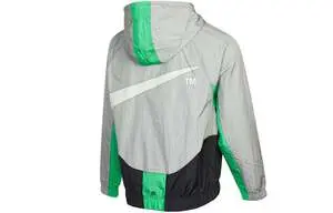 Nike Swoosh Hooded Woven Jacket - Grey