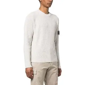 Stone Island Logo Patch Knitted Jumper