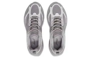 LI-NING Dark" Lace Up Sneakers - Grey