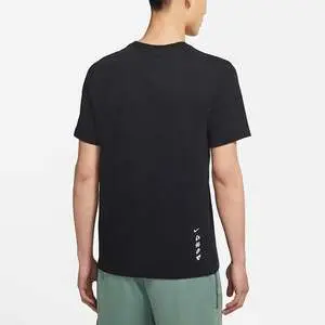 Nike Graphic Print Crewneck T-shirt - Black