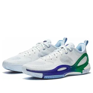 ANTA Splash Sneakers - White/blue/green