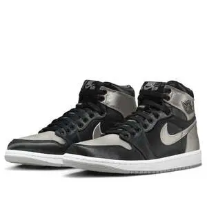 JORDAN 1 Retro High Og Satin Shadow Sneakers - Black/medium Grey-white