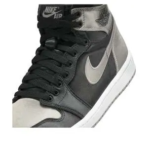JORDAN 1 Retro High Og Satin Shadow Sneakers - Black/medium Grey-white