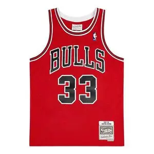 Mitchell & Ness X Nba Chicago Bulls Scottie Pippen 2003-04 Jersey - Red