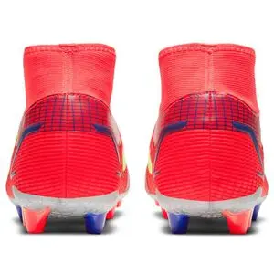Nike Mercurial Superfly 8 Academy Ag Artificial Grass Soccer Cleats - Red/green