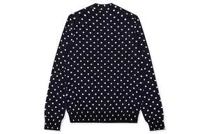 Play Comme Des Garcon Polka Dot Cardigan - Navy