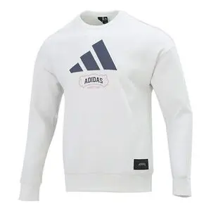 Adidas Crewneck Pullover With Graphic Logo - Default Color