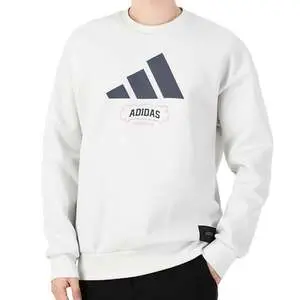 Adidas Crewneck Pullover With Graphic Logo