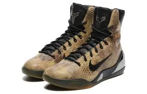 Nike Kobe High Ext Qs Snakeskin High Top Sneakers - Black/black