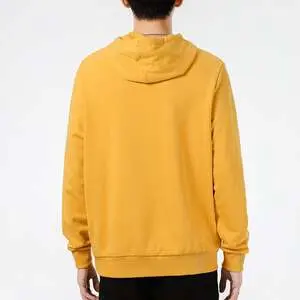 PUMA Classics Logo Printing Pullover Sports Hoodie - Yellow