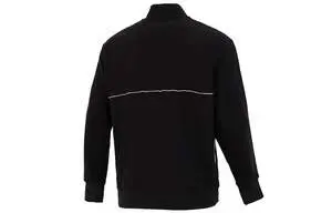 PUMA Stand Collar Logo Track Jacket - Black