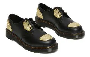 Dr. Martens 1461 "king Nerd" Oxford Shoes With Gold Tone Embellishments