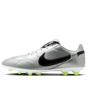 Nike Premier 3 Fg Metallic Silver Football Boots - Metallic Silver/volt/black