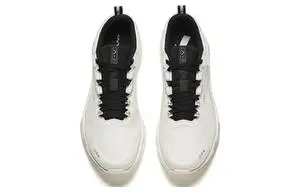 ANTA Athletic Lace-up Running Sneakers - White/grey/pink