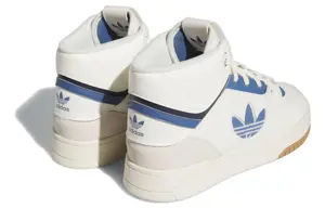 Adidas Originals Drop Step High Top Sneakers - White/blue