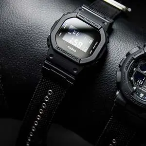 Casio G-shock Square Water Resistant Watch - Black