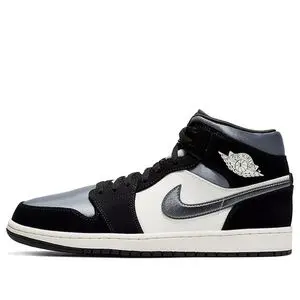 JORDAN 1 Mid Se Sneakers - Black/smoke Grey
