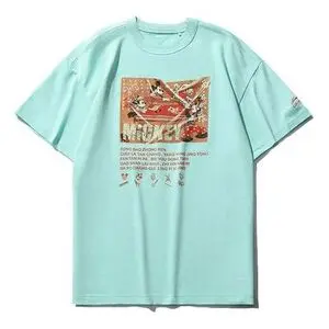 LI-NING X Disney Collaboration Graphic T-shirt - Light Blue/orange