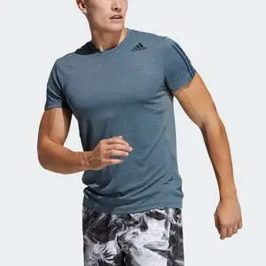 Adidas Hrdy 3s Tee Short Sleeve Performance T-shirt - Blue