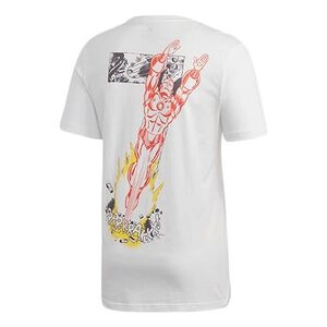 Adidas X Marvel Iron Short Sleeve - White