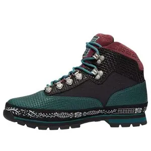 Timberland Euro Hiker Mid Boots - Teal/black/red