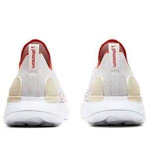 Nike React Phantom Run Flyknit 2 - White/red