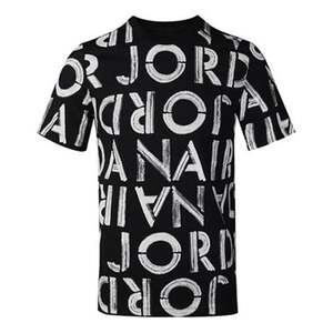 JORDAN As J Lbrand Ss Aop Crew T-shitr