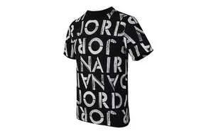 JORDAN As J Lbrand Ss Aop Crew T-shitr