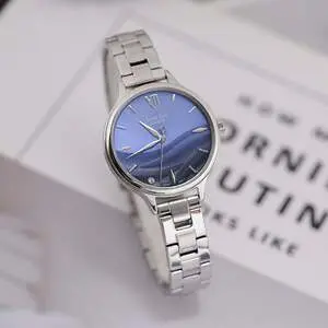 Casio Sheen Series Sea Wave Watch With Gradient Blue Sapphire Crystal