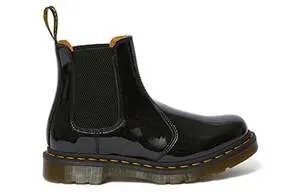 Dr. Martens Patent Leather Chelsea Boots - Black