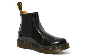 Dr. Martens Patent Leather Chelsea Boots - Black