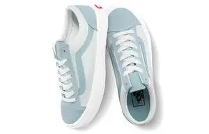 VANS Style 36 Splicing Low Top Casual Skate Shoes - Blue
