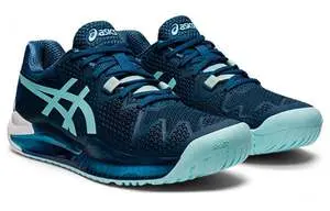 Asics Gel-resolution Athletic Tennis Shoes - Blue