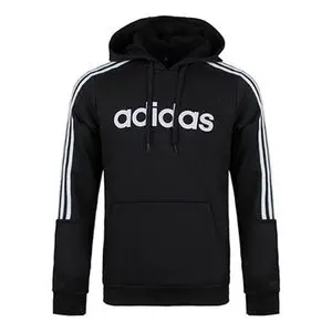 Adidas Fleece Lined Pullover Hoodie - Black