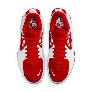 Nike Pg Tb Low Top Basketball Sneakers - Red/white