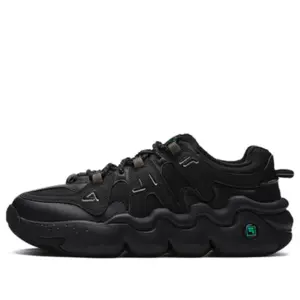 FILA Panini Low Retro Basketball Sneakers - Black