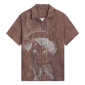 LI-NING X Disney Pinocchio Graphic Shirt 'brown - Brown/multi-color