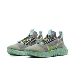 Nike Space Hippie 01 "healing Jade" Sneakers - Wolf Grey/volt/black