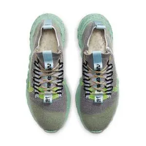 Nike Space Hippie 01 "healing Jade" Sneakers - Wolf Grey/volt/black