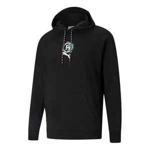 PUMA International Graphic Hoodie - Black/white