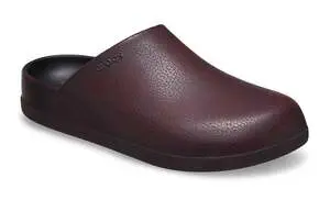 CROCS Dylan Burnished Clogs - Dark Cherry