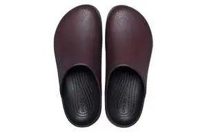 CROCS Dylan Burnished Clogs - Dark Cherry