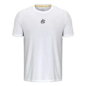 Under Armour Curry Logo T-shirt 'white - White/black