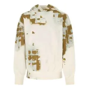 A-COLD-WALL* Brush Stroke Printed Hoodie - White/browm