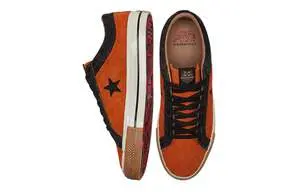 CONVERSE One Star Low Top Sneakers - Orange/black