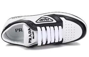 Prada District Leather Sneakers