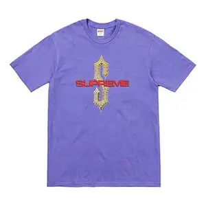 Supreme Supreme Ss18 Diamonds Light Purple Tee Lavender