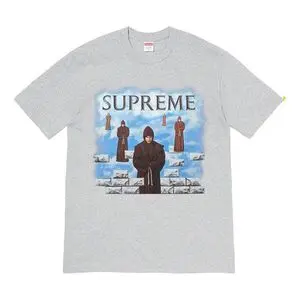 Supreme Fw19 Week 1 Levitation Tee Printing Short Sleeve Gray - Grey