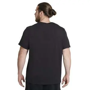 Nike Embroidered Small Round Neck Short Sleeve - Black
