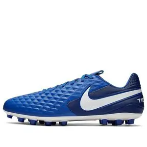 Nike Legend 8 Academy Ag Artificial Grass Cleats - Blue/white